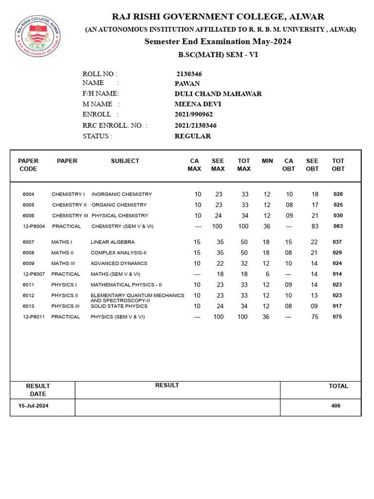 bsc sem6 | PDF | Mathematics | Quantum Mechanics