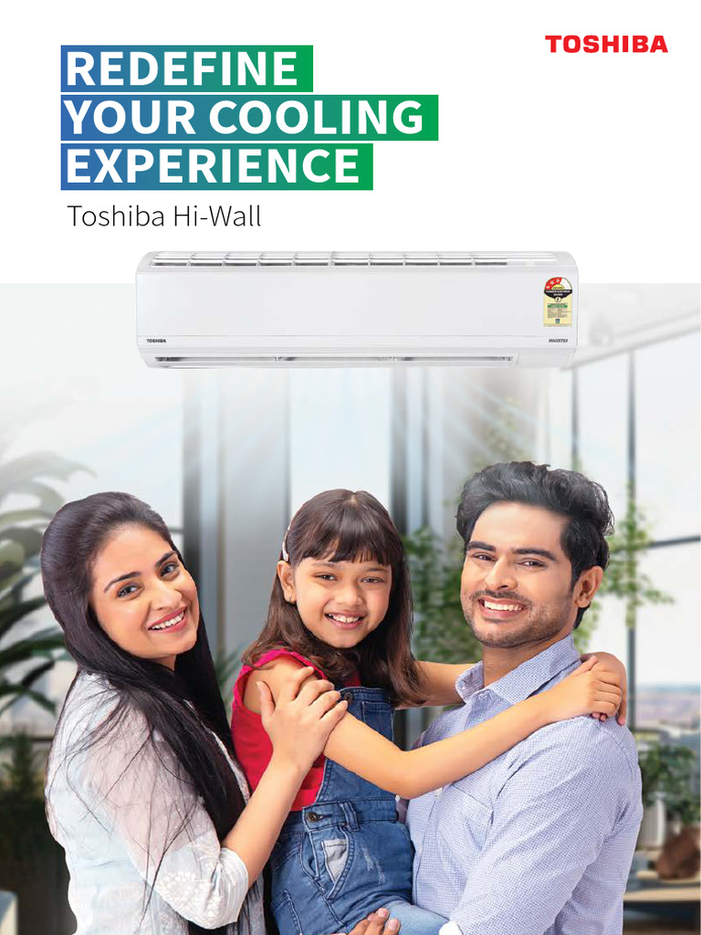 439 Toshiba Hi Wall Classic Series 2 Catalogue Digtial | PDF | Air Conditioning | Engineering ...