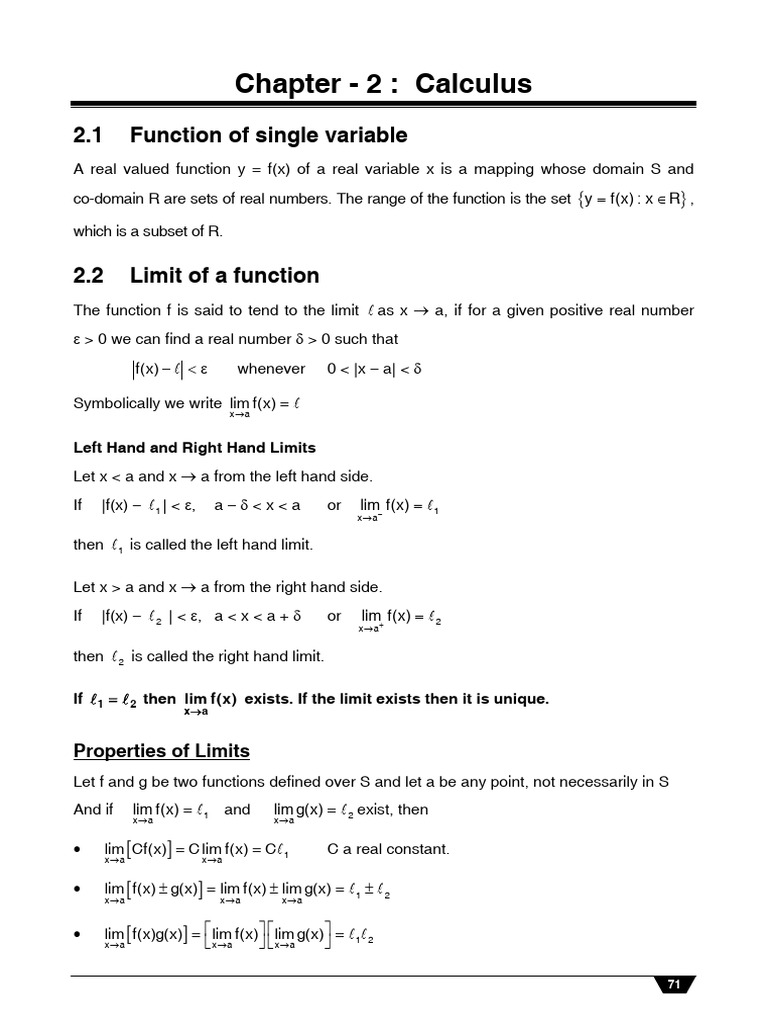Unit_2_Notes (Calculus) | PDF | Function (Mathematics) | Trigonometric ...