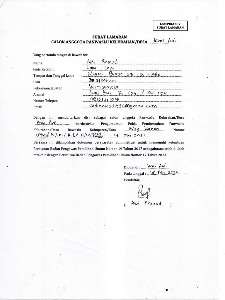 LAMARAN AIDI AHMAD | PDF