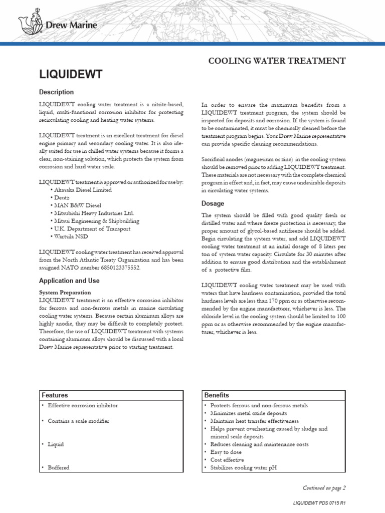 LIQUIDEWT_PDS | PDF | Corrosion | Water