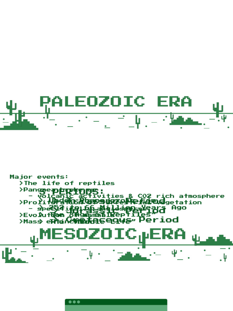 Mesozoic Era | PDF