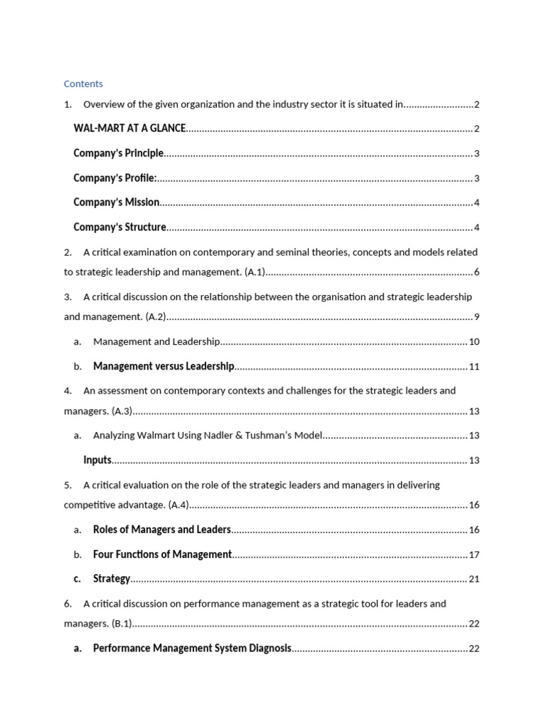 Walmart | PDF | Leadership | Walmart