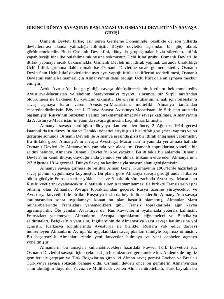 Hafta Ata. İlk. Ve İnk. Tar. | PDF