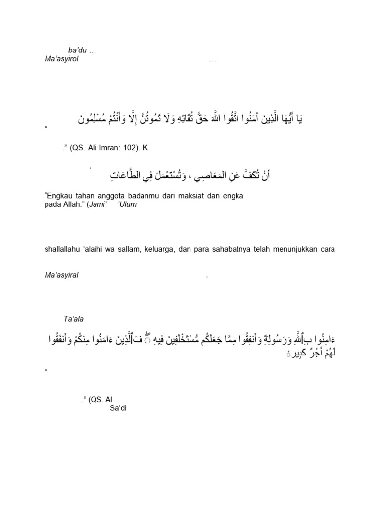 khutbah titip | PDF