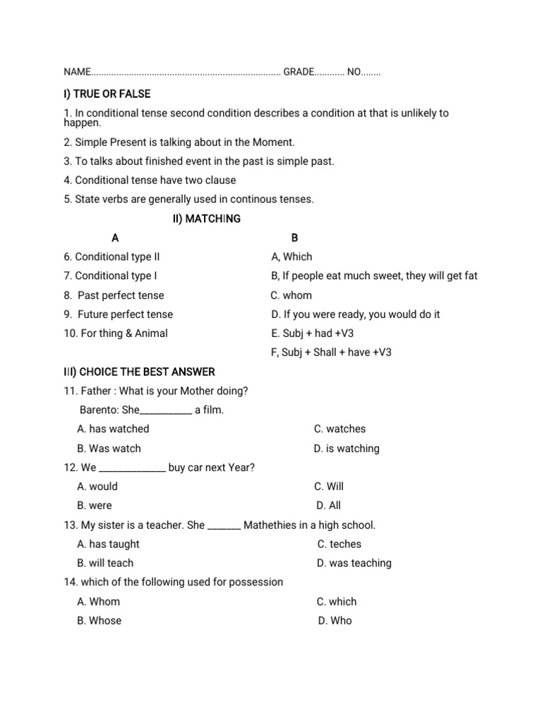 Grade 9 English Final Exam Review | PDF | Grammatical Tense | Linguistics