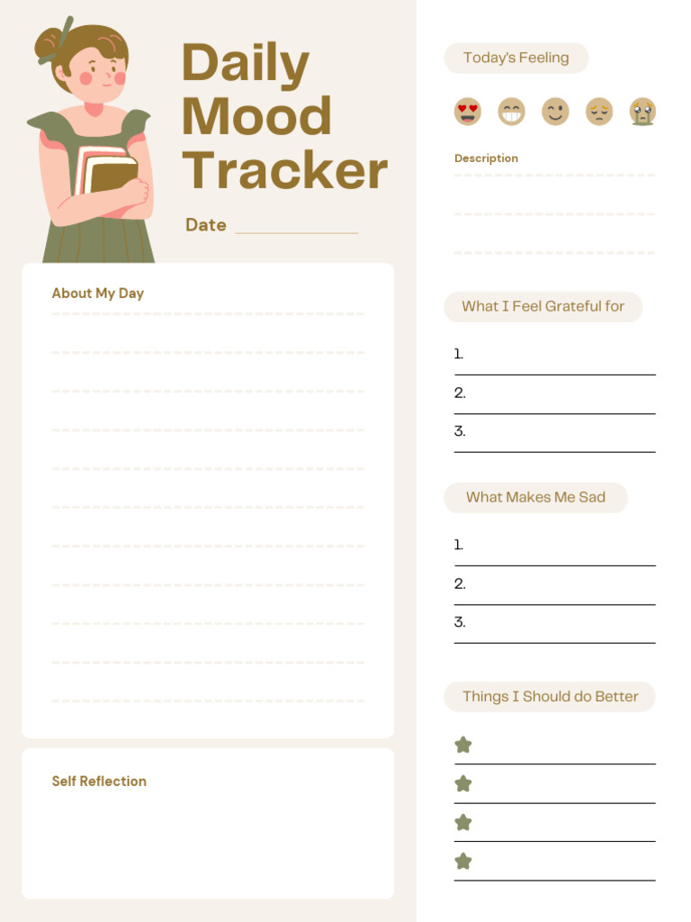 Mood Tracker Bullet Journal | PDF