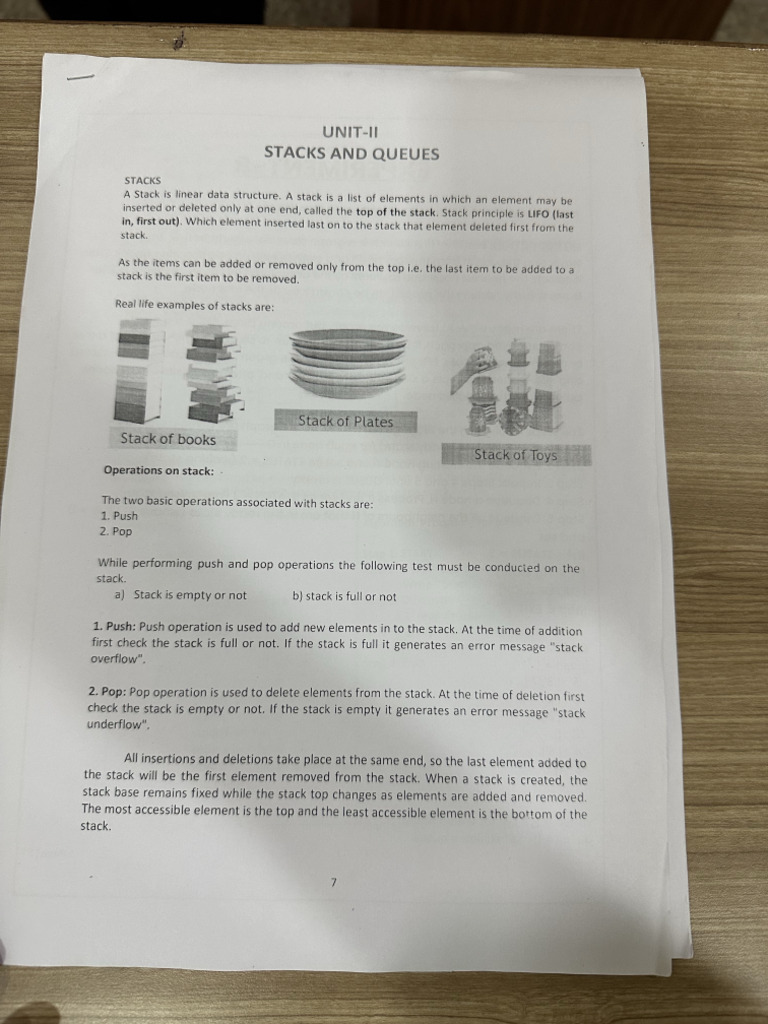 Data Structure Unit-2 Chapter 1 | PDF