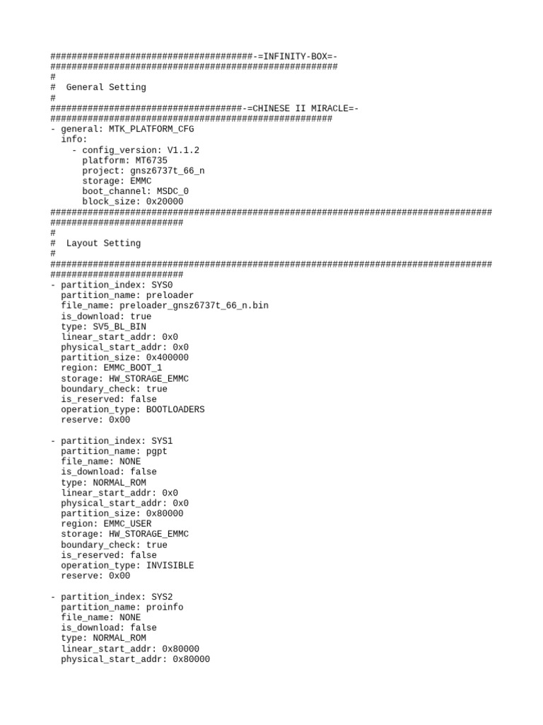 MT6735 Android Scatter | PDF | Computer Architecture | Computer Data