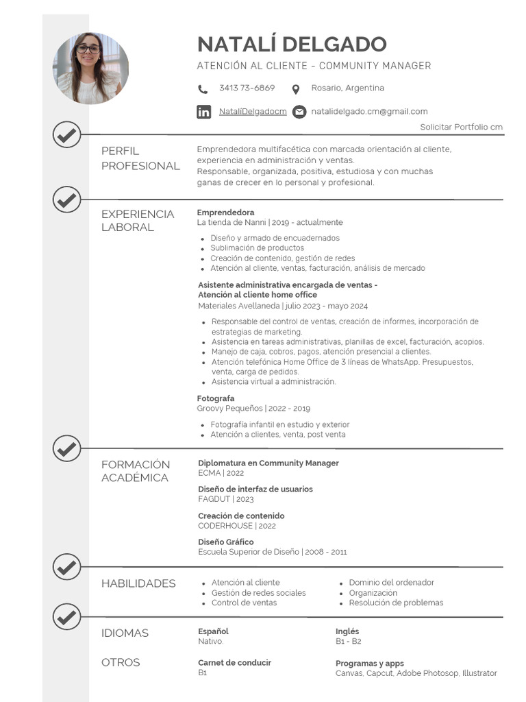 Cv Natali Delgado (1) | PDF | Informática Cv Natali Delgado (1) | PDF | Informática