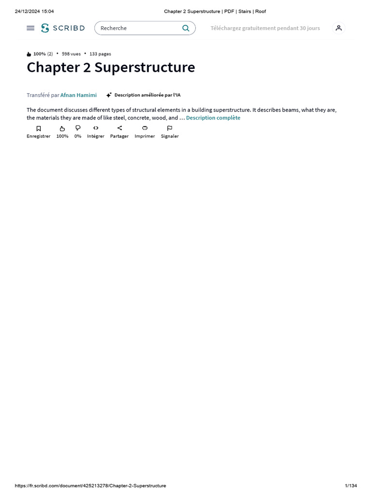 Chapter 2 Superstructure _ PDF _ Stairs _ Roof | PDF | Architectural ...