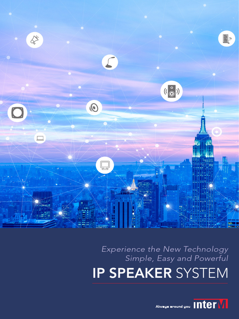 Bosch IP Speaker System Overview | PDF | Computer Network | Voice Over Ip