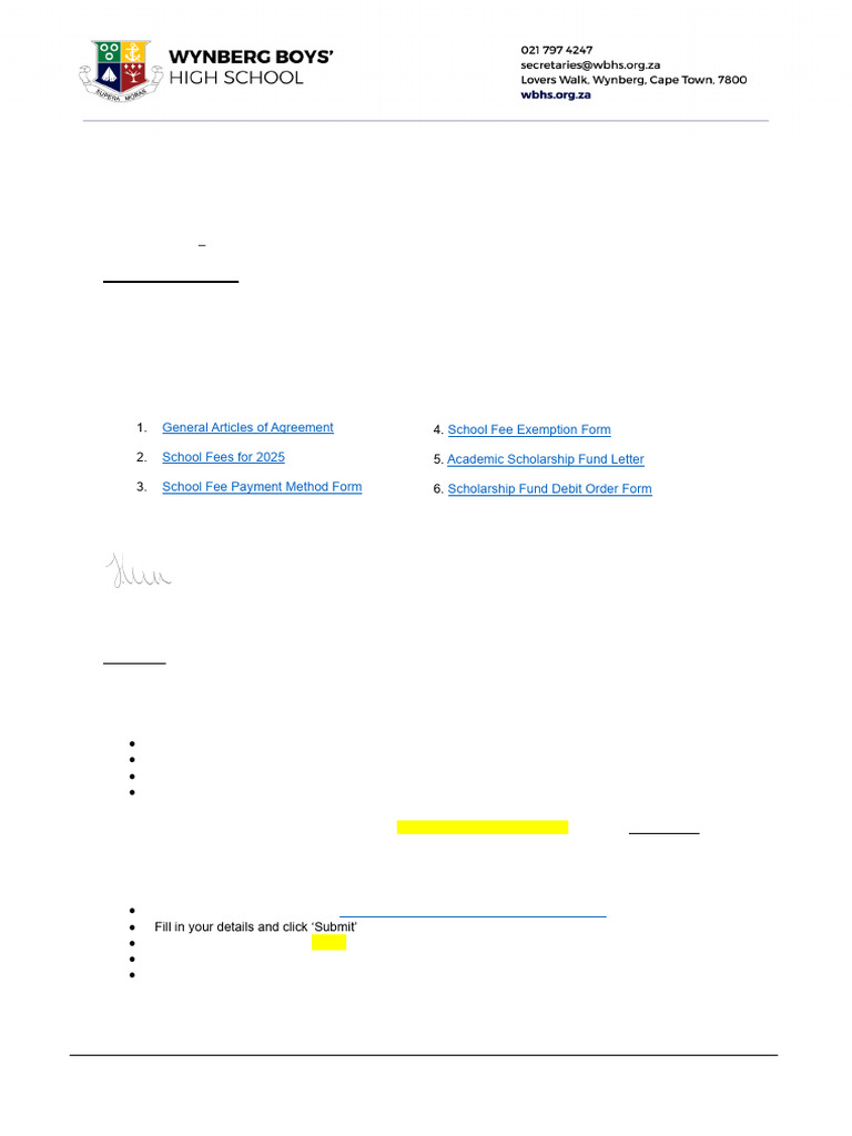 WBHS Circular 39 24 EssentialInfoUpdates | PDF