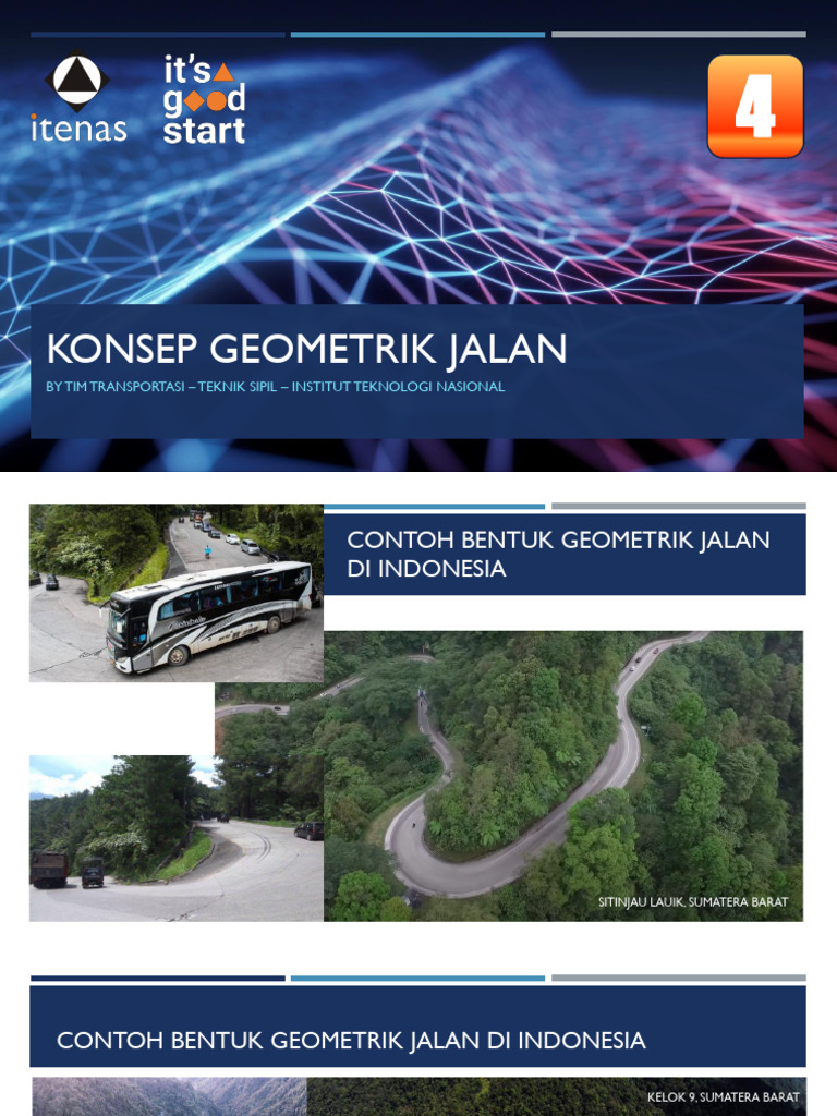 04 Konsep Geometrik Jalan (Minggu Ke-5) | PDF