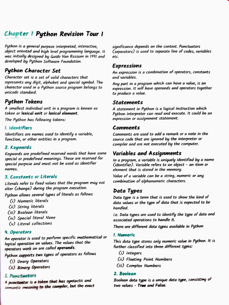 Computer Revision (1) | PDF
