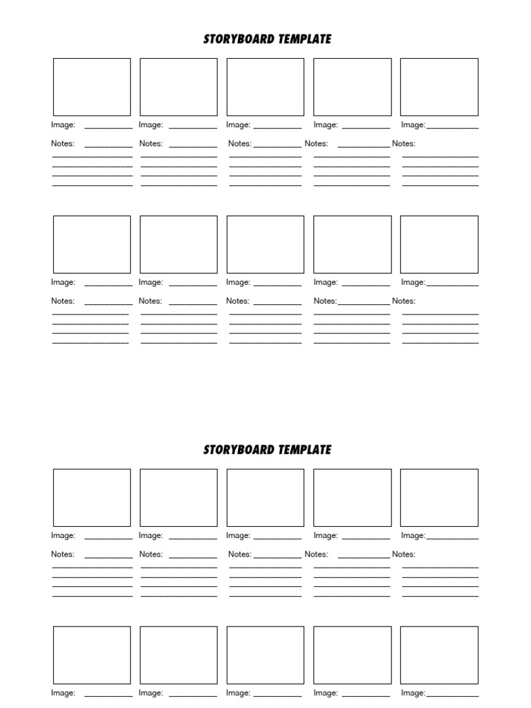 Storyboard Template | PDF