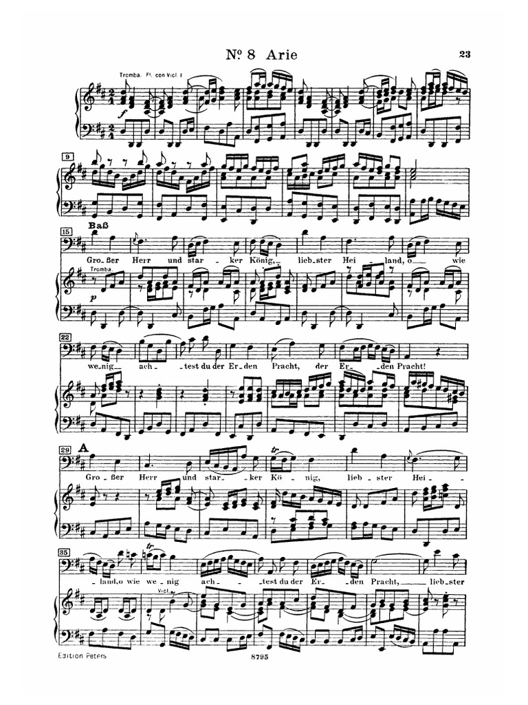 Grosser Herr... Bach | PDF