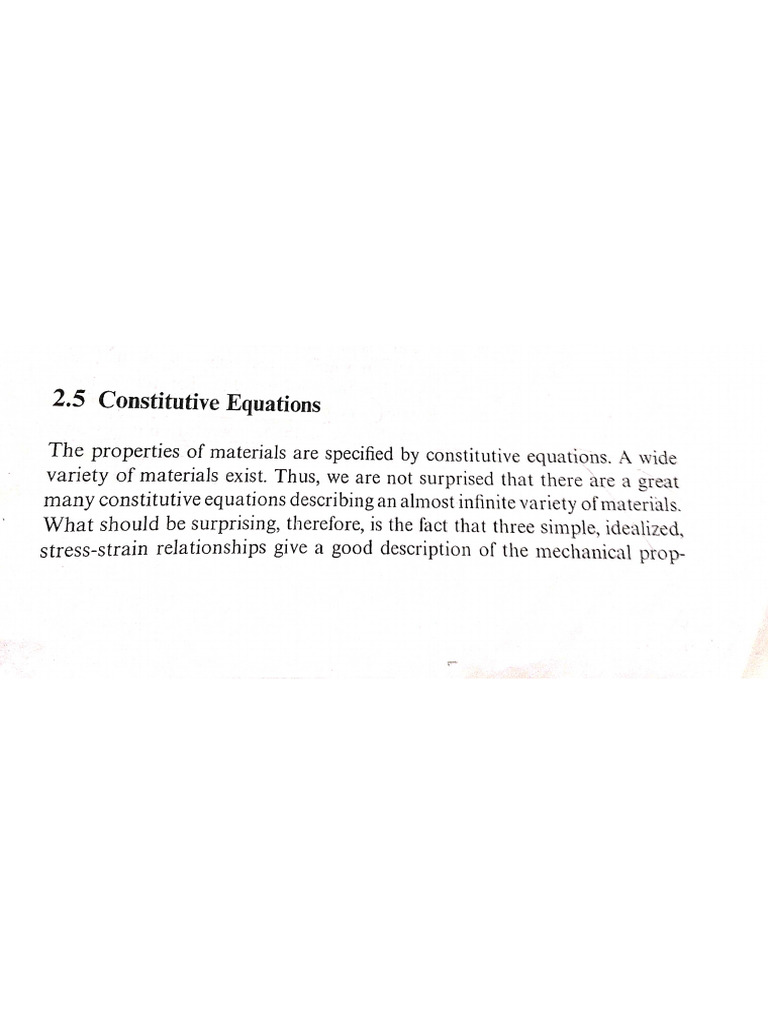 BM-Constitutive Equation (Nonviscous, Newtonian Viscous Fluid) | PDF