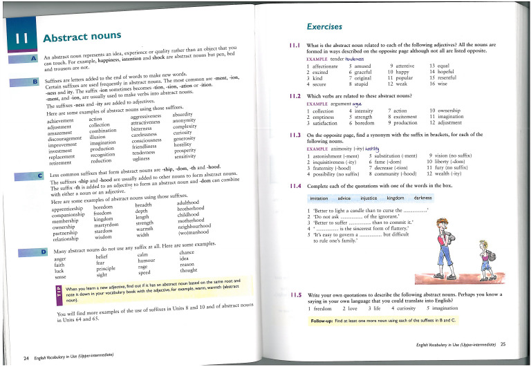 Abstract Nouns | PDF