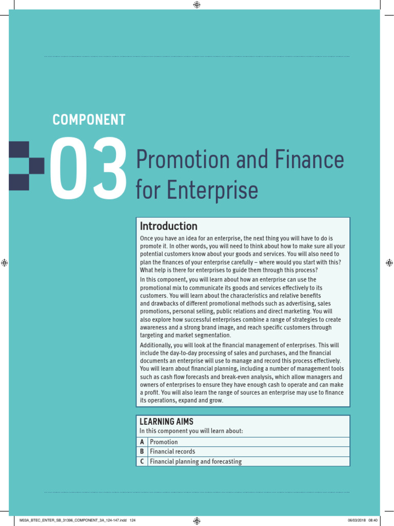 Component 3 Textbook | PDF | Advertising | Sales