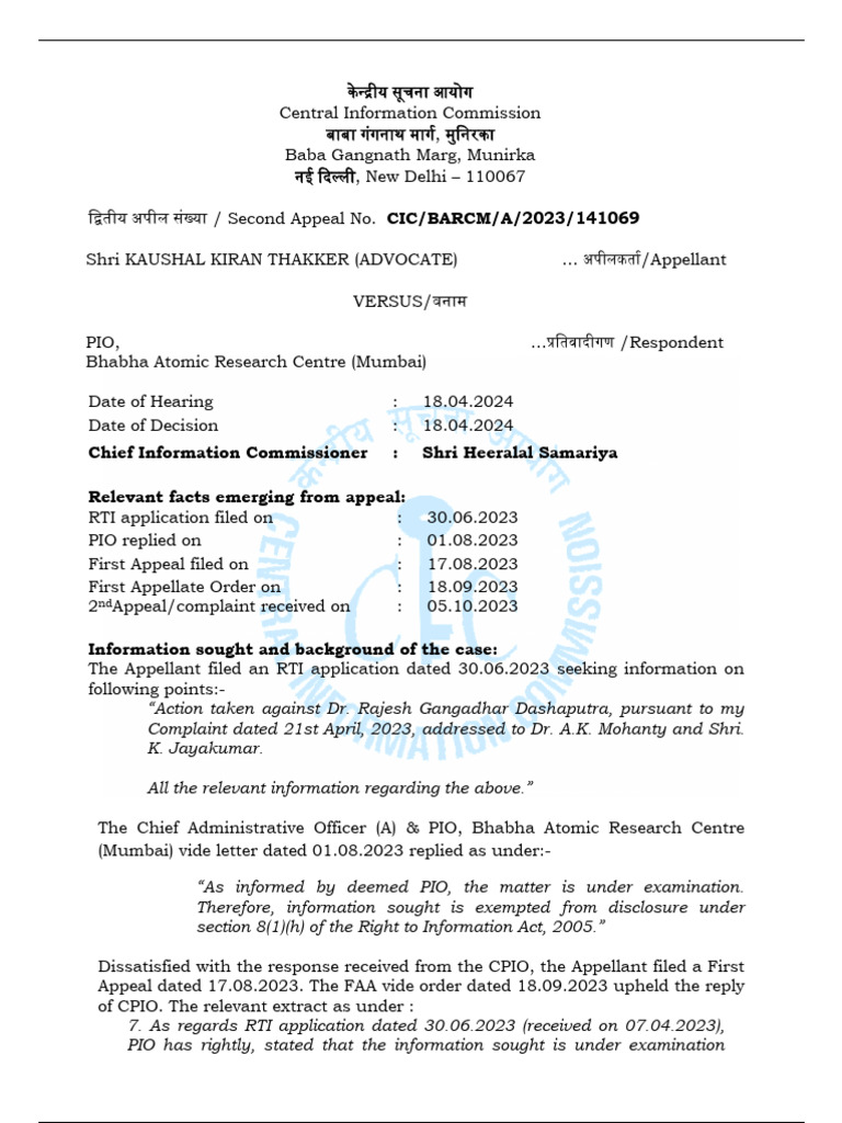 decision-file-2023-141069 | PDF | Judiciaries | Constitutional Law