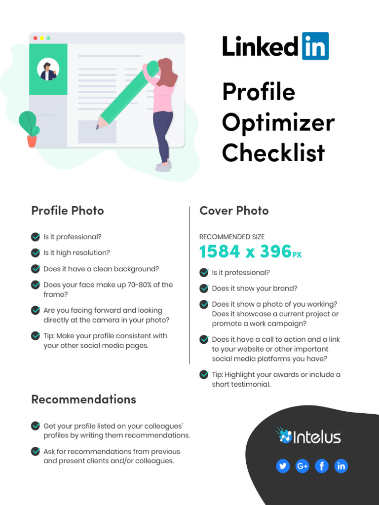 Linkedin Profile Optimizer Checklist | PDF | Linked In | Computer Mediated Communication
