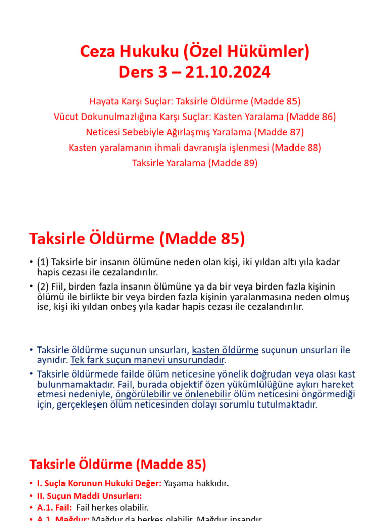 Ceza Özel - Ders 4 - 21.10.2024_87139d287ccd154a83e27e22e3ae14df | PDF