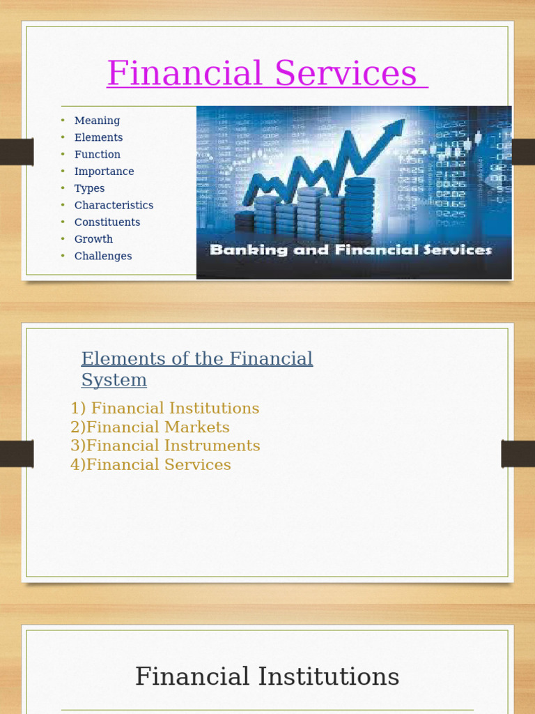 Financial Services | PDF | Securities (Finance) | Financial Markets