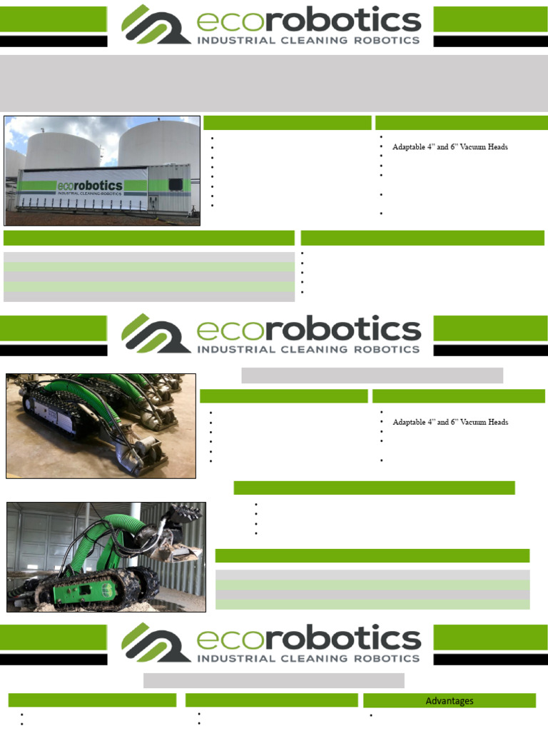 Ecorobotics for Industrial Cleaning | PDF | Steel | Pipe (Fluid Conveyance)