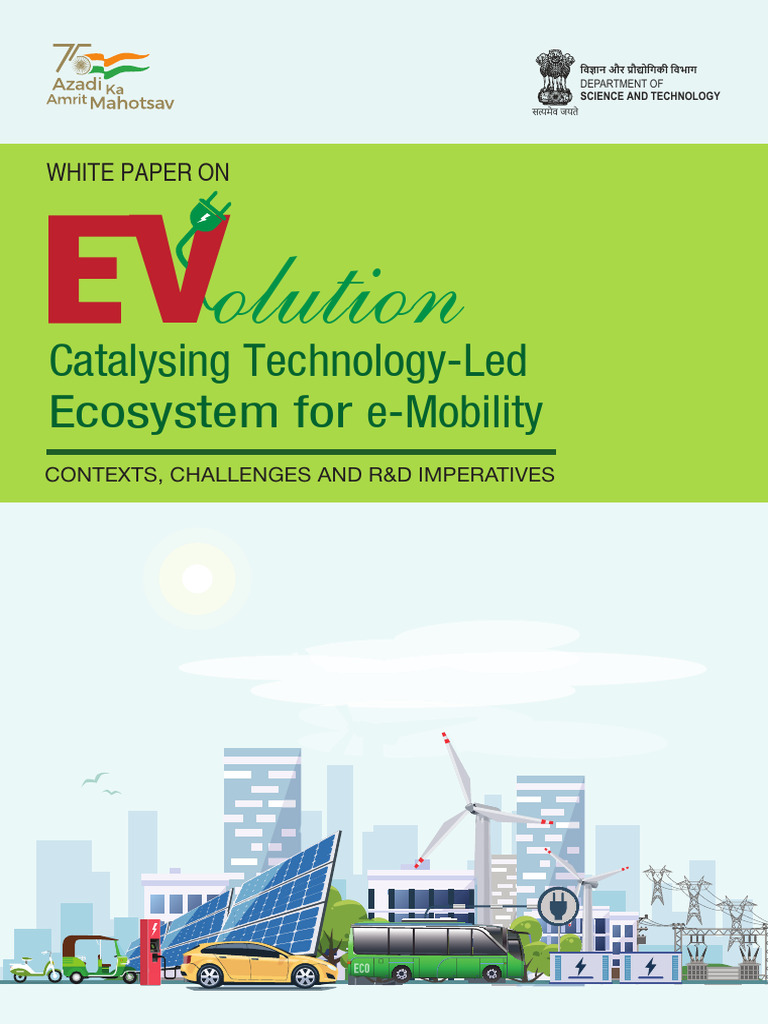 Approved Version - Catalysing Technology led ecosystem for e-Mobility-2 | PDF