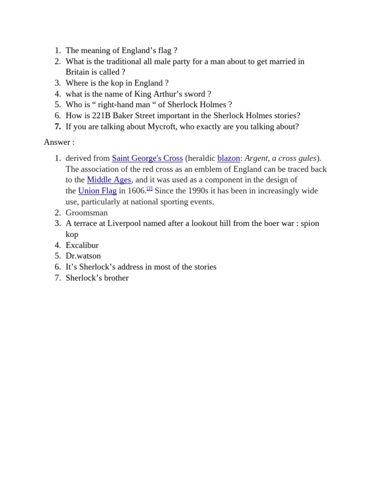 Understanding England's Cultural Symbols | PDF
