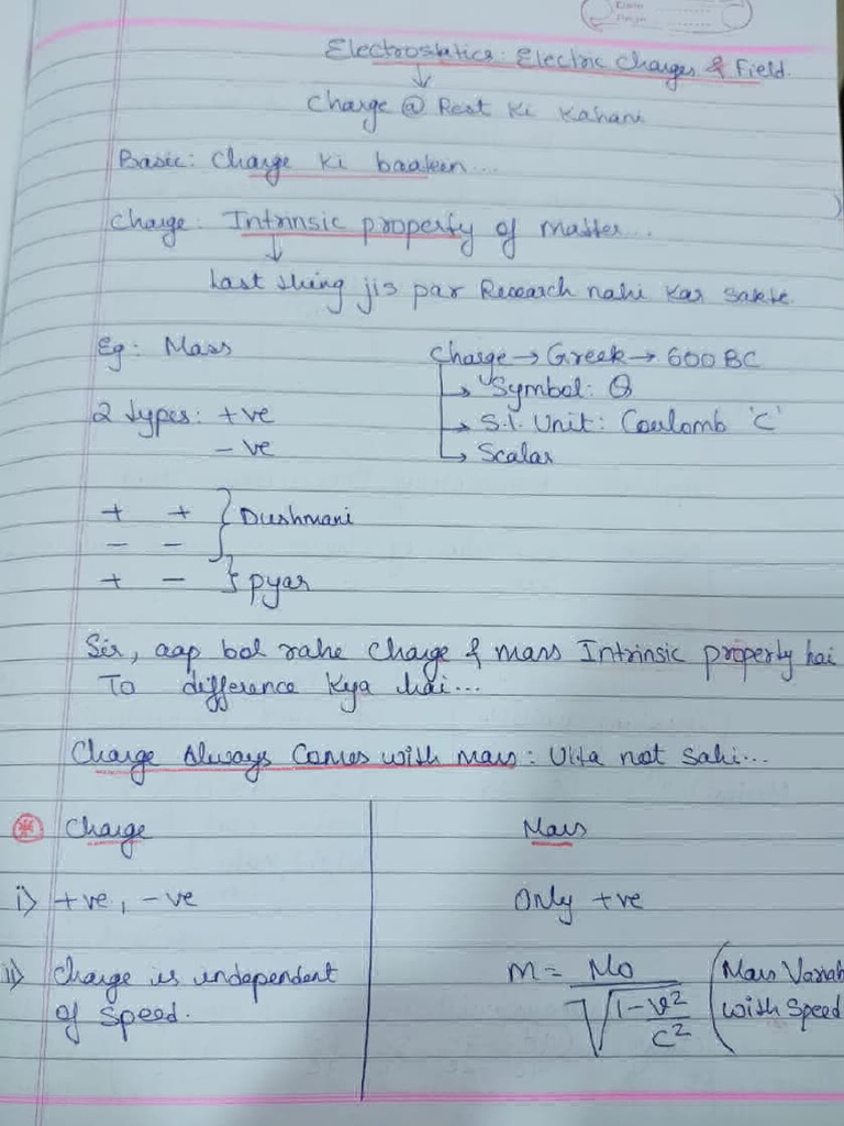 Electrostatics Merged | PDF
