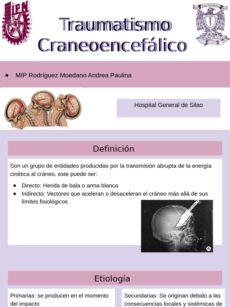Traumatismo Craneoencefálico: Guía Completa | PDF | Enfermedades y ...