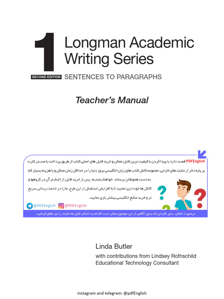 Longman Academic Writing Series 1 (Answer) | PDF | Subject (Grammar) | Reading Comprehension