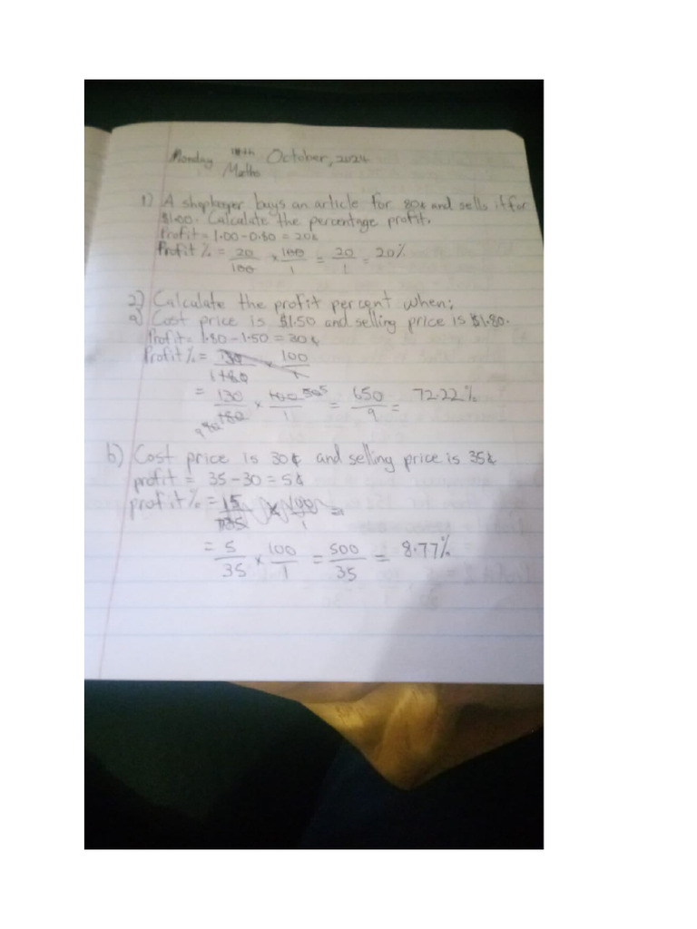 Maths Homework Week 6 Session 1 | PDF