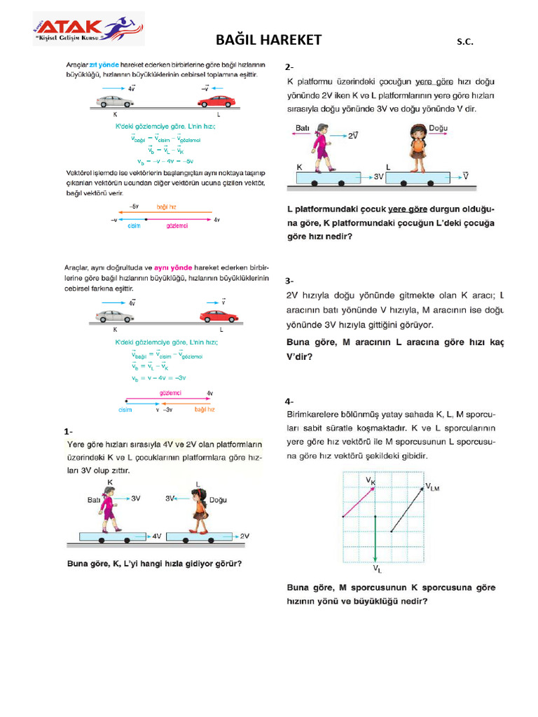 Bağıl Hareket | PDF