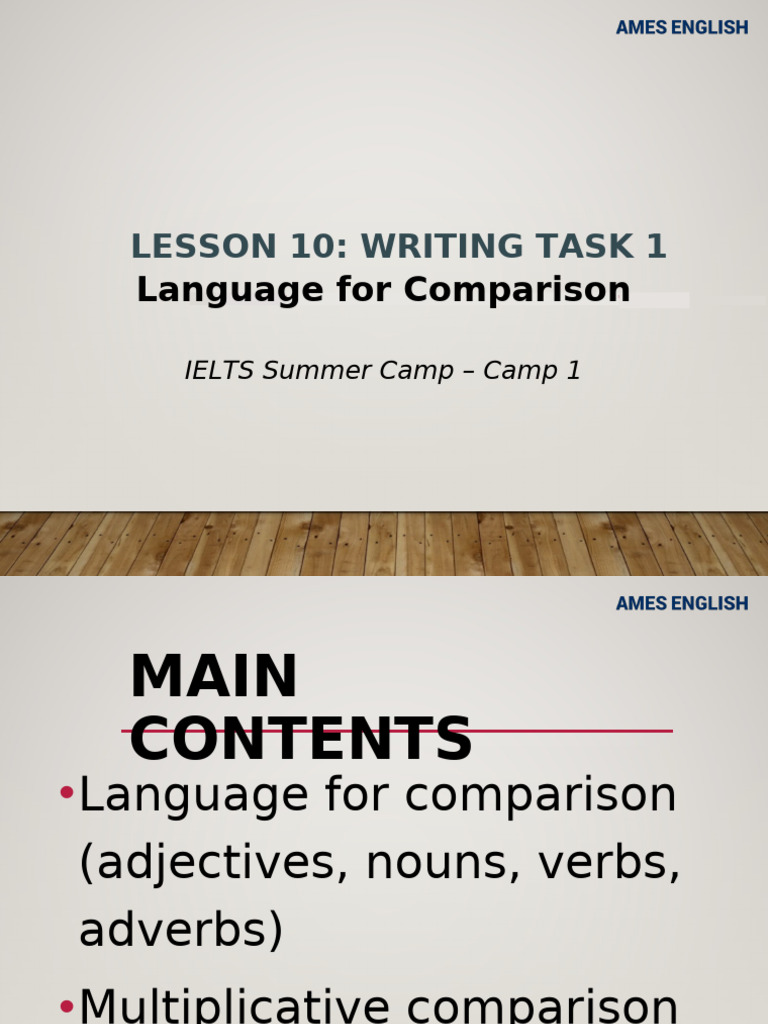 L10. Language For Comparison | PDF | Adjective | Adverb