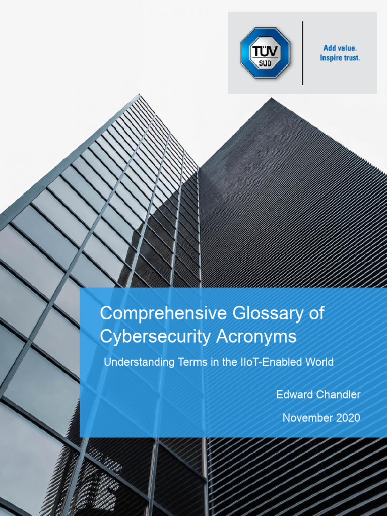 Comprehensive Glossary of Cybersecurity Acronyms | PDF | Payment Card ...
