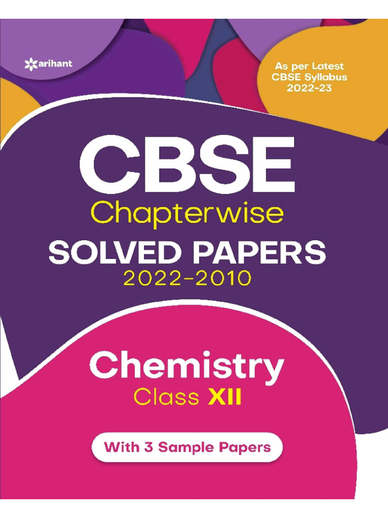 Arihant Chem Class 12th Chapterwise 2024 | PDF