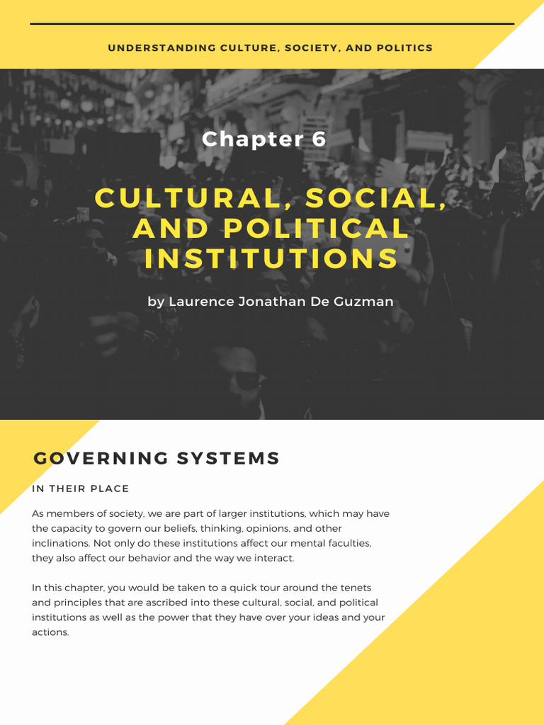 UCSP 6 (Revised) - 1 | PDF | Kinship | Marriage