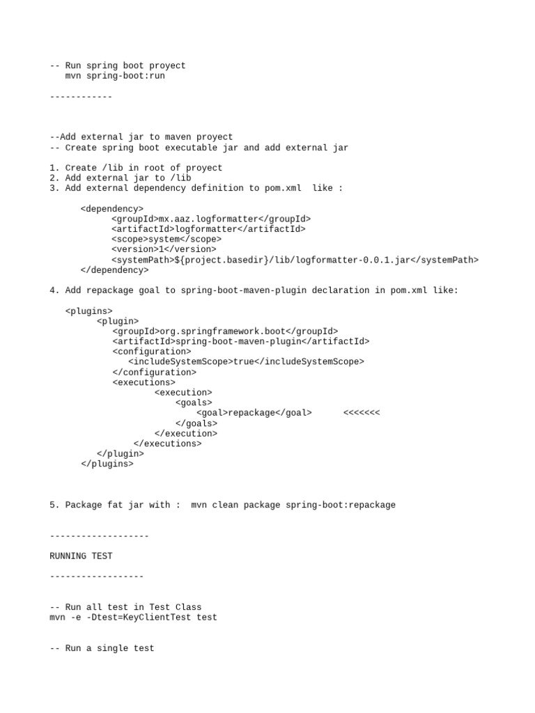 Spring Boot Project Setup Guide | PDF