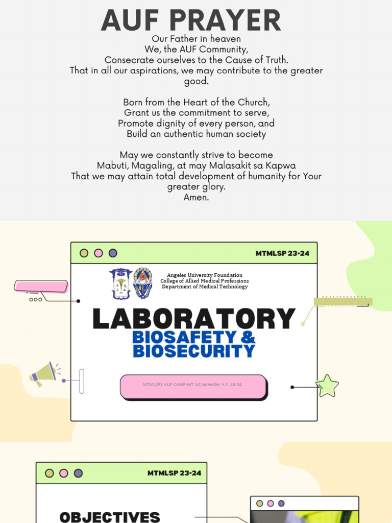 Biosafety and Biosecurity | PDF