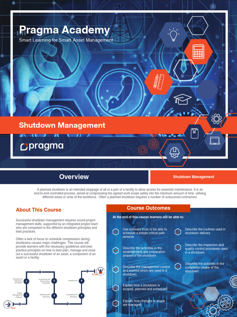 Shutdown Management Training Course | PDF | Project Management | Learning
