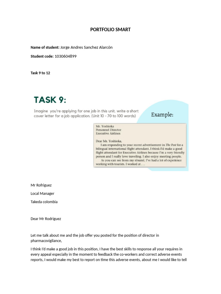 Portfolio Smart 9 To 12 | PDF