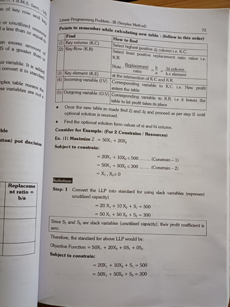 LPP 3 ( Simplex Method ) | PDF | Linear Programming | Algorithms LPP 3 ( Simplex Method ) | PDF | Linear Programming | Algorithms