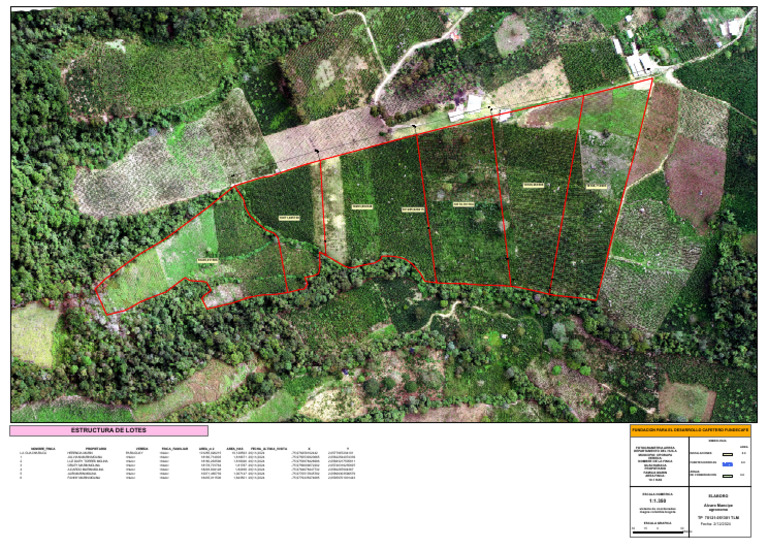 Mapa de la Finca La Guacharaca | PDF