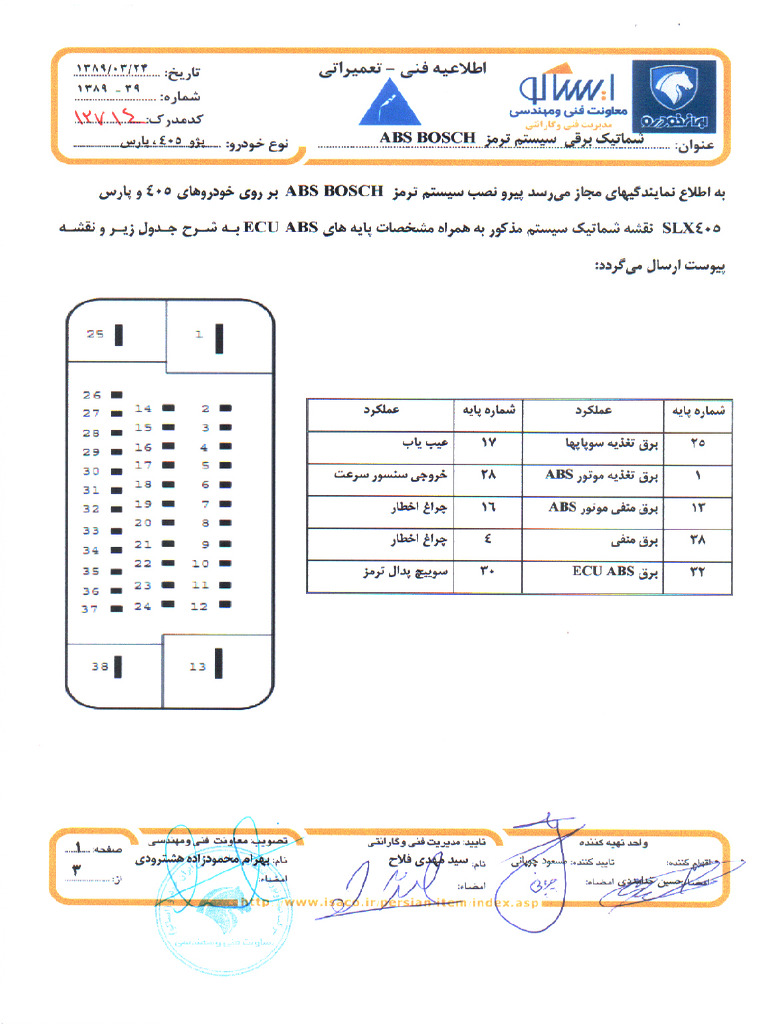 Pinout - Schematic Bosch | PDF