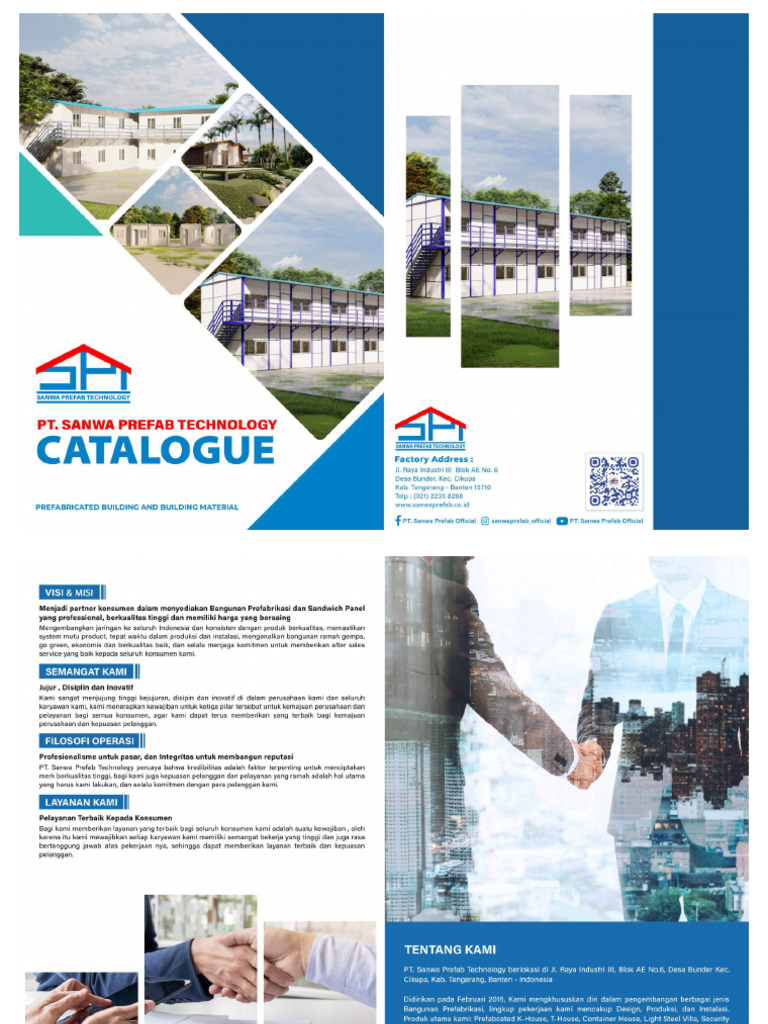 Company Profile PT - Sanwa Prefab Technology | PDF