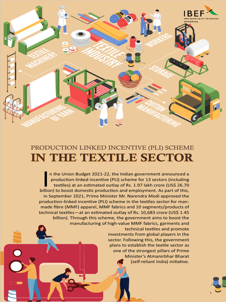 (PLI) Scheme in The Textile Sector (Revised) | PDF | Textiles | Foreign ...