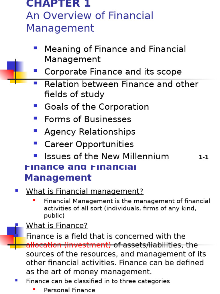 Financial Management Overview | PDF | Investing | Stocks